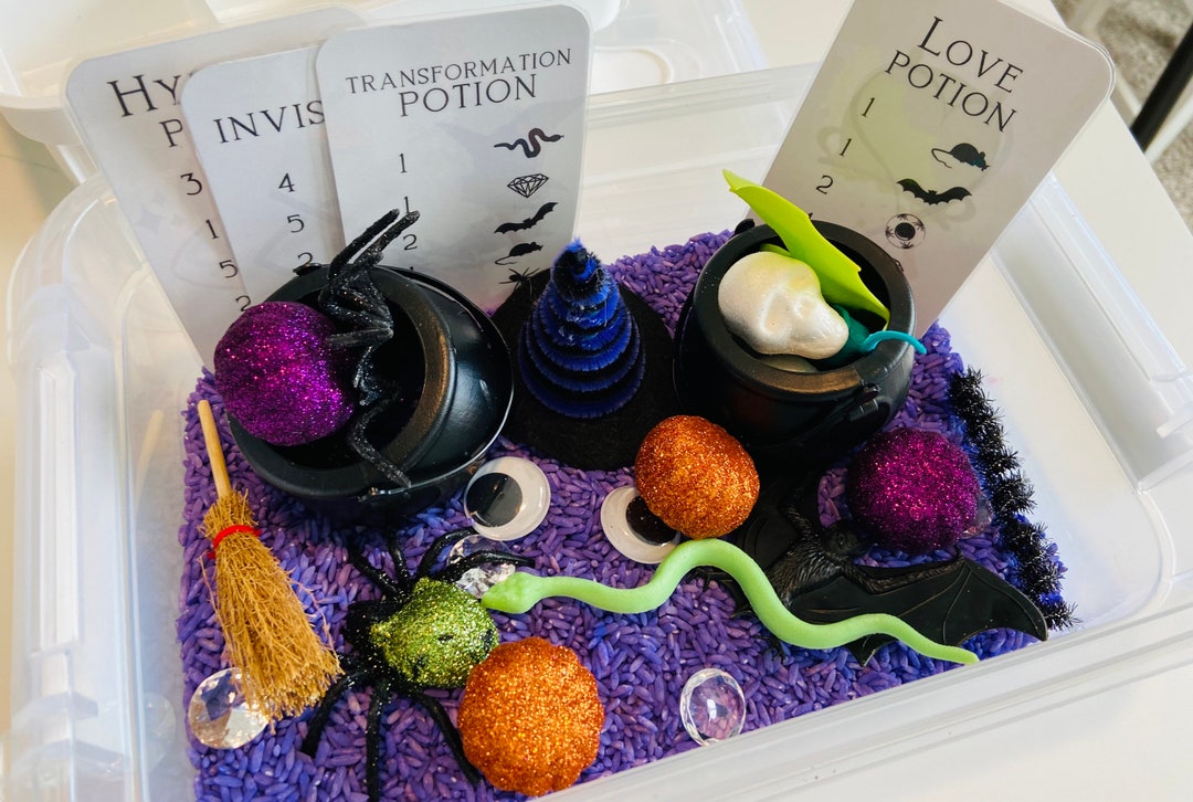 Halloween Sensory Bin Witches Potion - Etsy