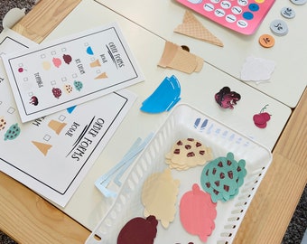 Ice Cream Shop Pretend Play Printable Dramatic Play Ice Cream - Etsy