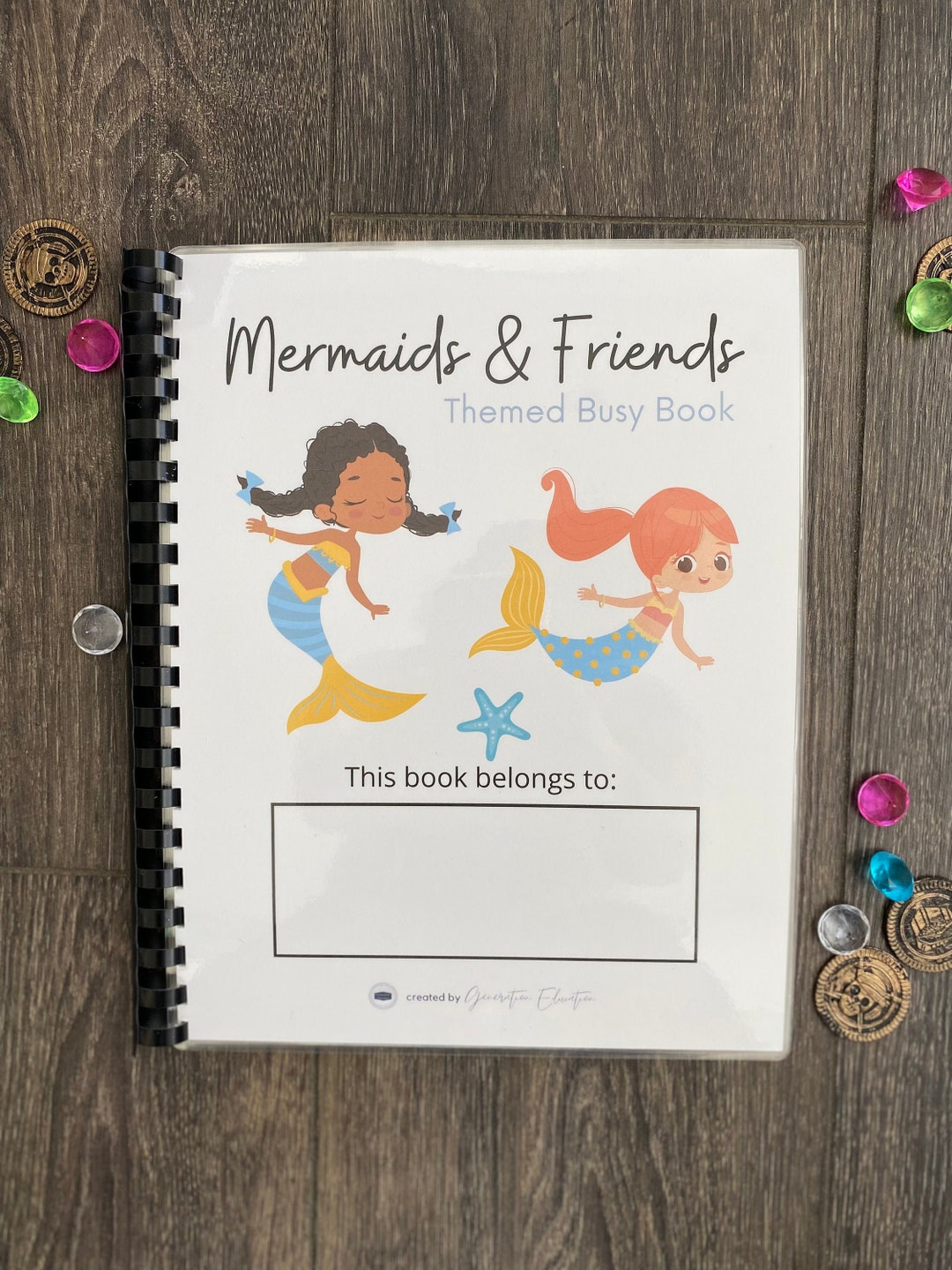 Mermaids & Friends Busy Book - Etsy