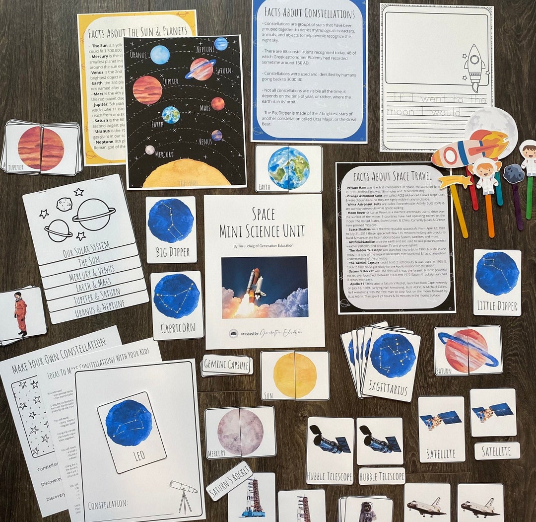 Space Mini Science Unit - Etsy