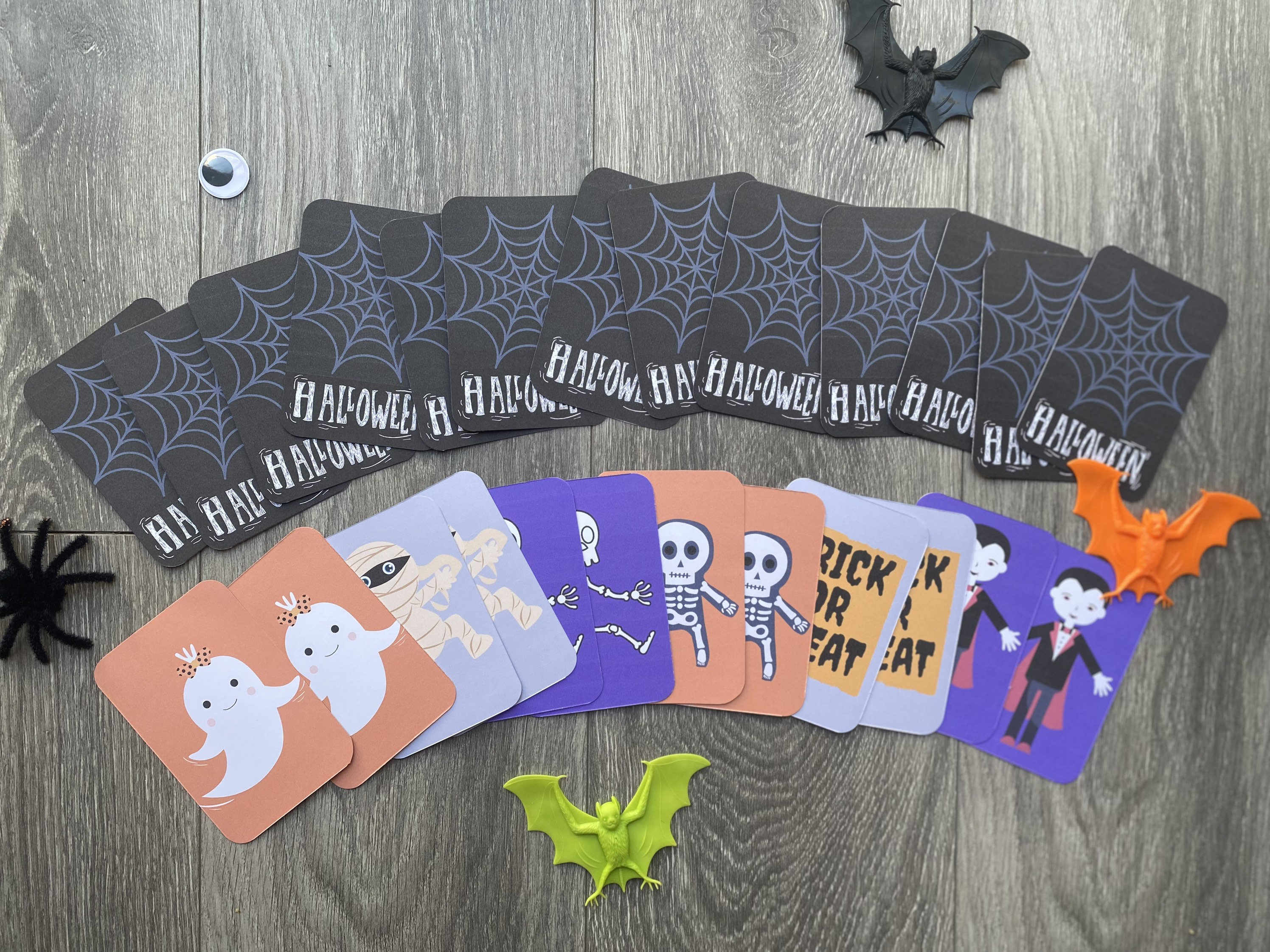Halloween Memory Game - Etsy
