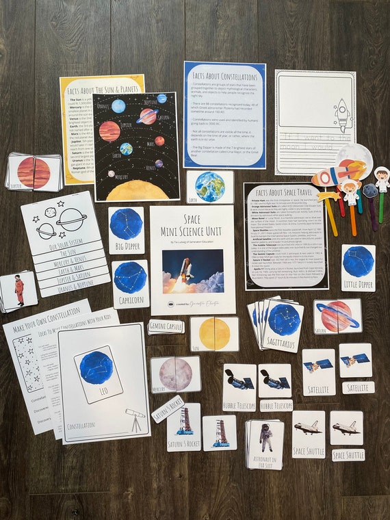 Space Mini Science Unit | Etsy