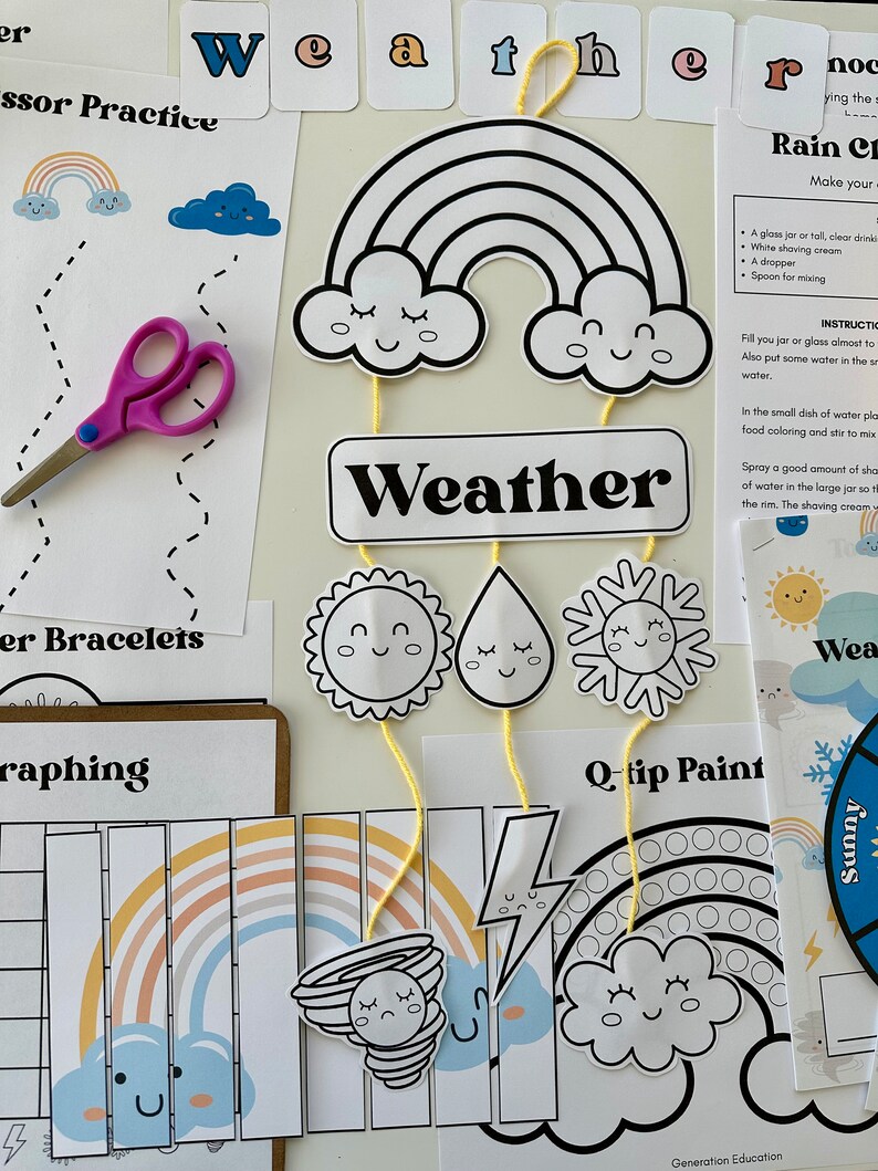 Weather Activity Kit - Etsy