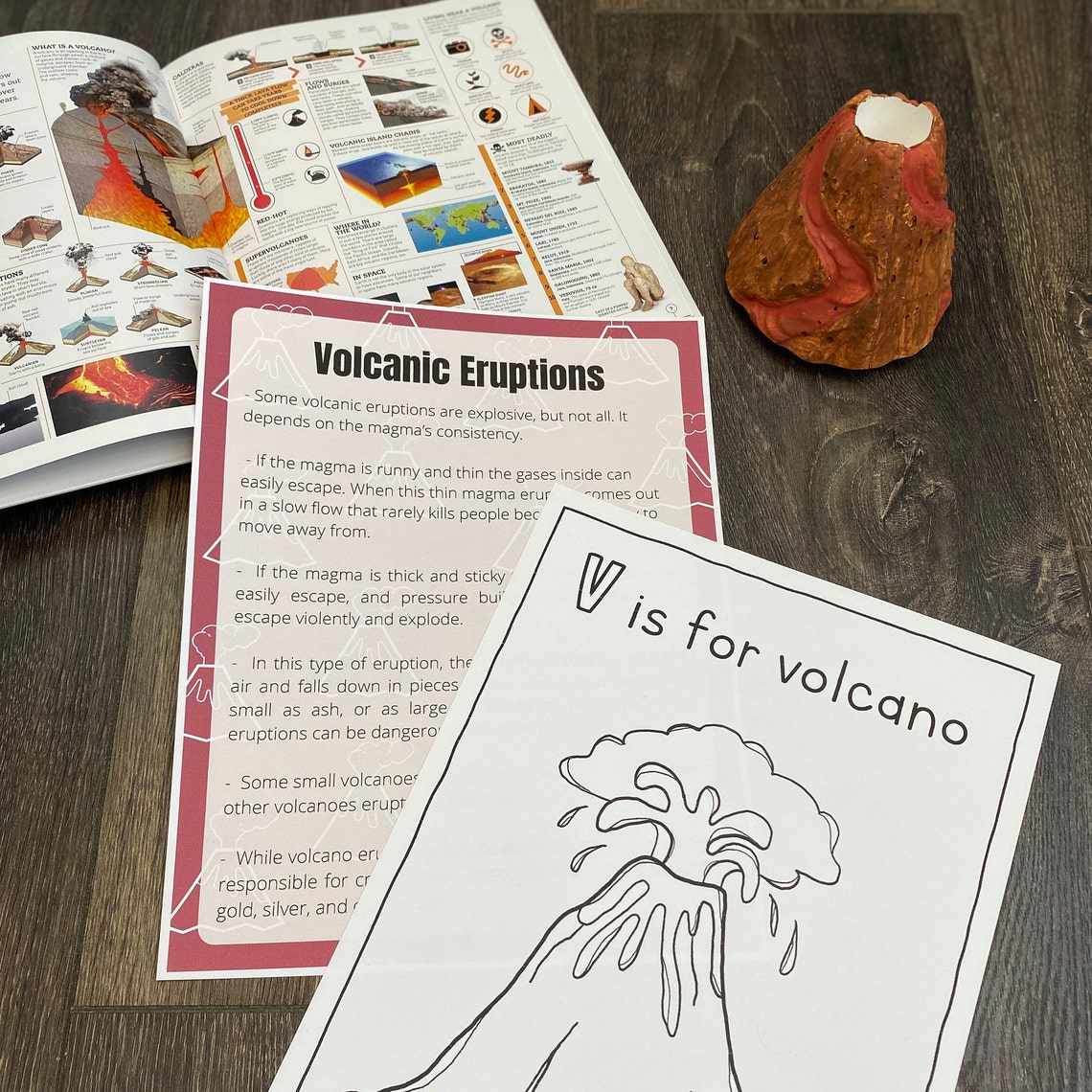 Volcano Mini Unit - Etsy