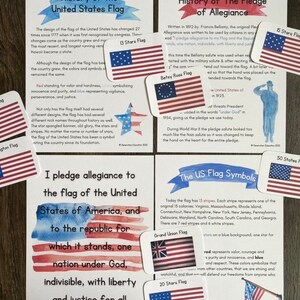 United States Flag History Mini Unit - Etsy