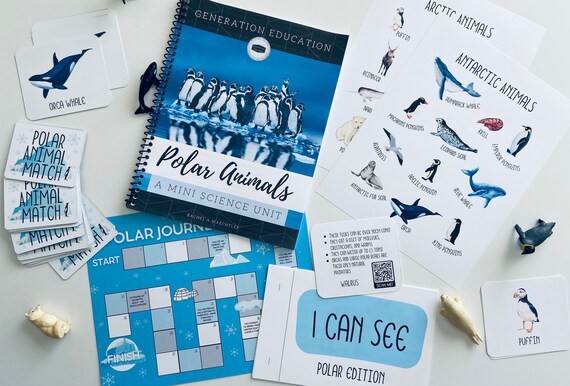 Printable Polar Animals Science Unit | Etsy