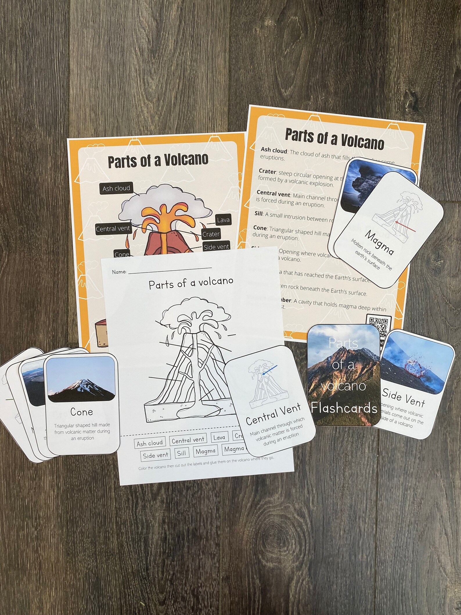 Volcano Mini Unit - Etsy