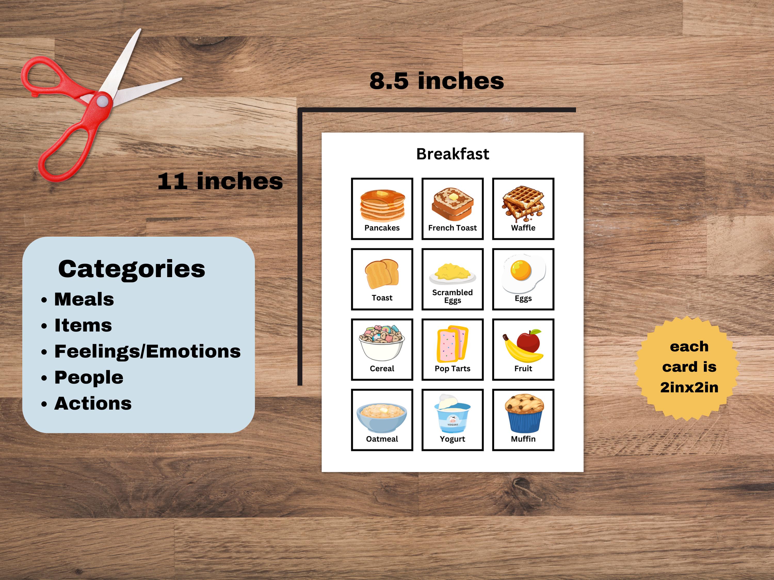 Printable Communication Cards for Nonverbal Kids & Families | 11x8.5 ...