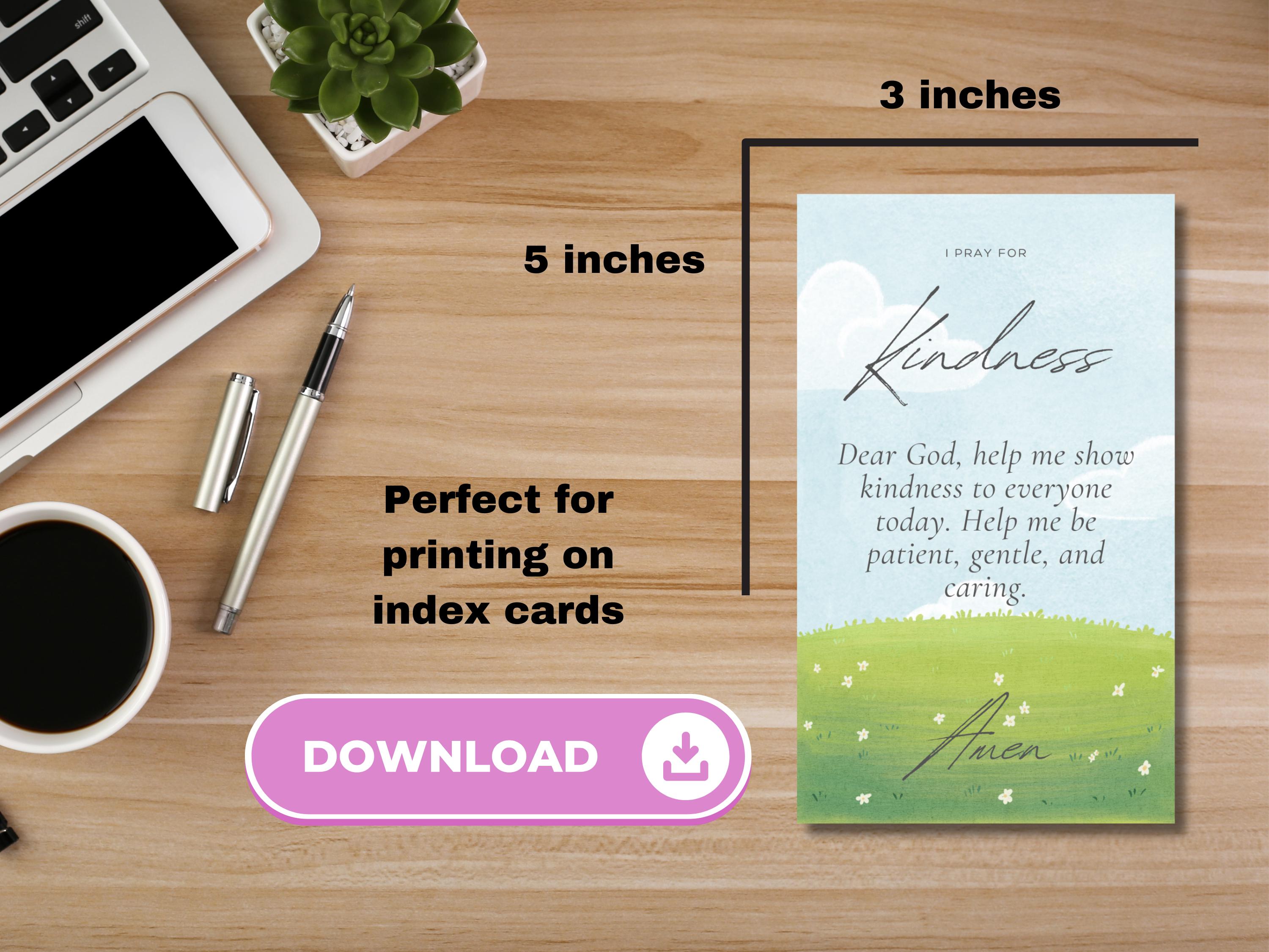 180 Printable Prayer Cards for Kids, Daily Christian Prayers and ...