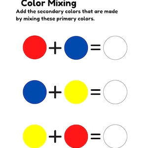 Back to School Printable Activities, Color Worksheets for Preschool ...