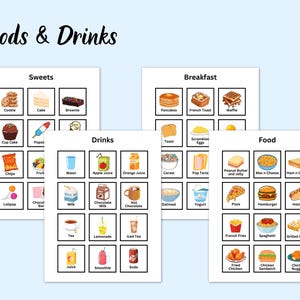 Printable Communication Cards for Nonverbal Kids & Families 11x8.5 PDF ...