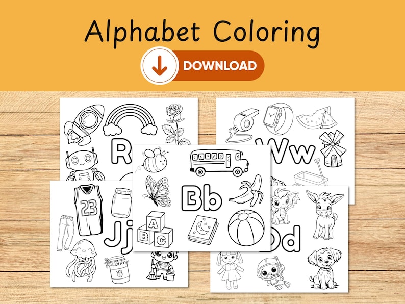 Printable Alphabet Coloring Pages for Kids | 26 Letter Activity Sheets ...