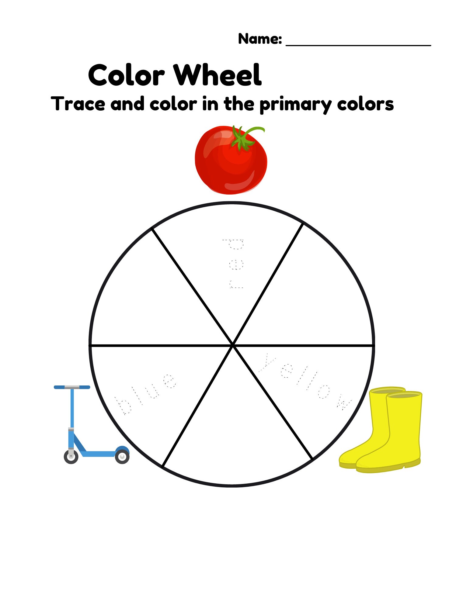 Back to School Printable Activities, Color Worksheets for Preschool ...