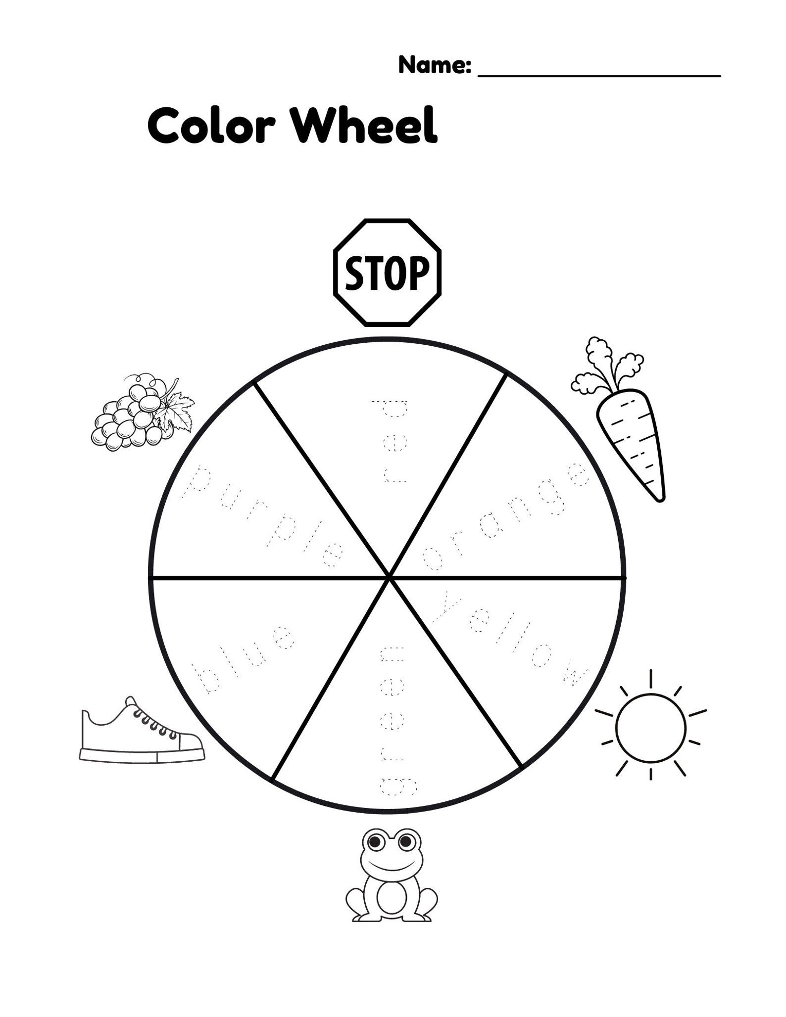 Back to School Printable Activities, Color Worksheets for Preschool ...