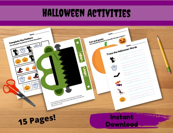Printable Halloween Activities Printable Halloween Masks | Etsy