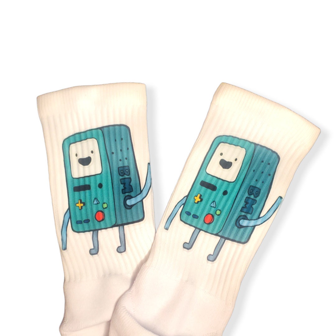 Bmo Socks Custom Printed Personalize Graphic Sock - Etsy