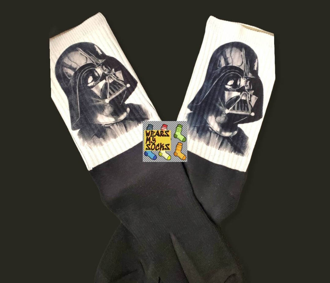 Dark Socks Graphic Sock Star Cartoon Graphic Design - Etsy