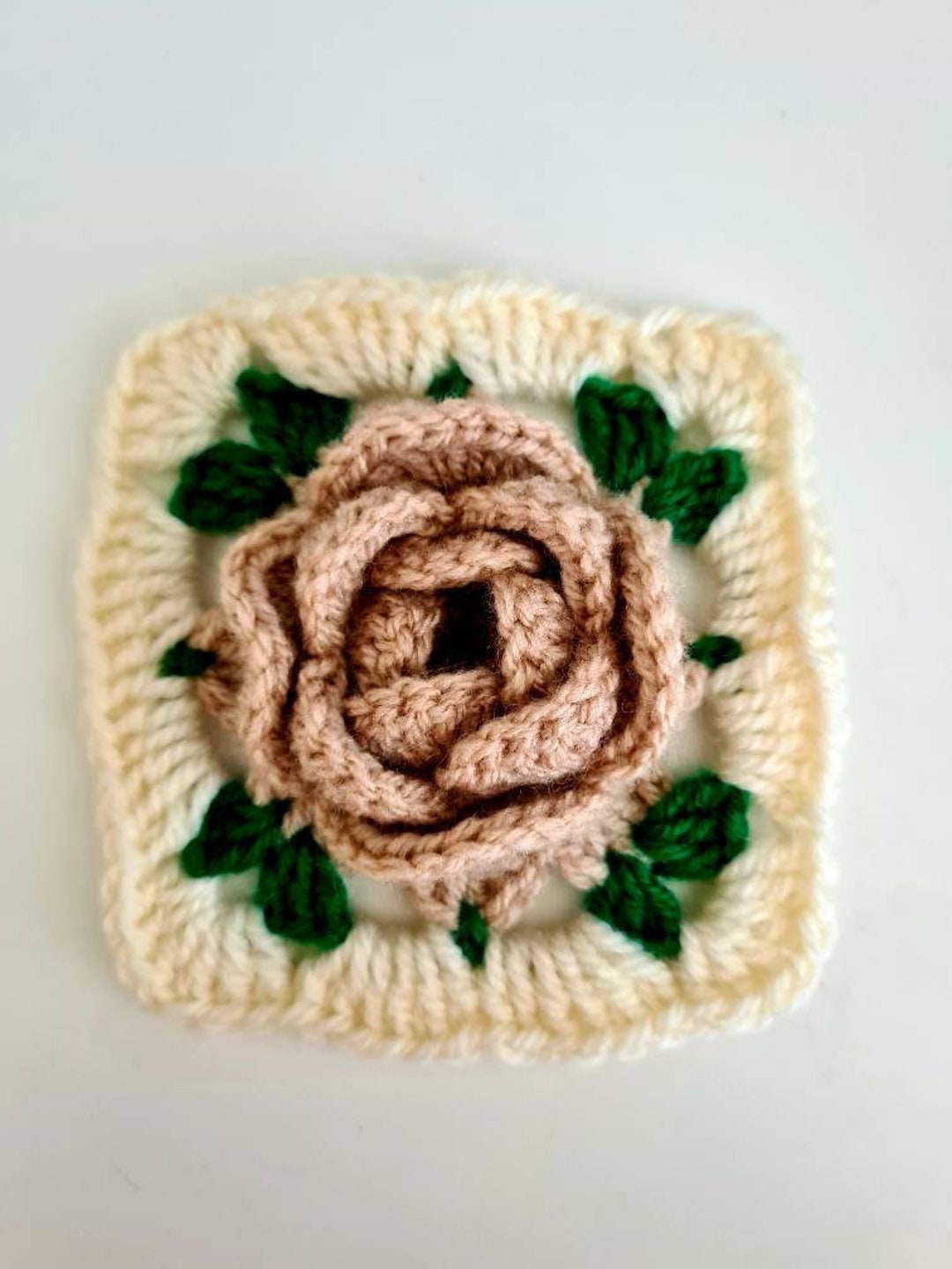 Crochet Rose 3D Flower Pattern - Etsy