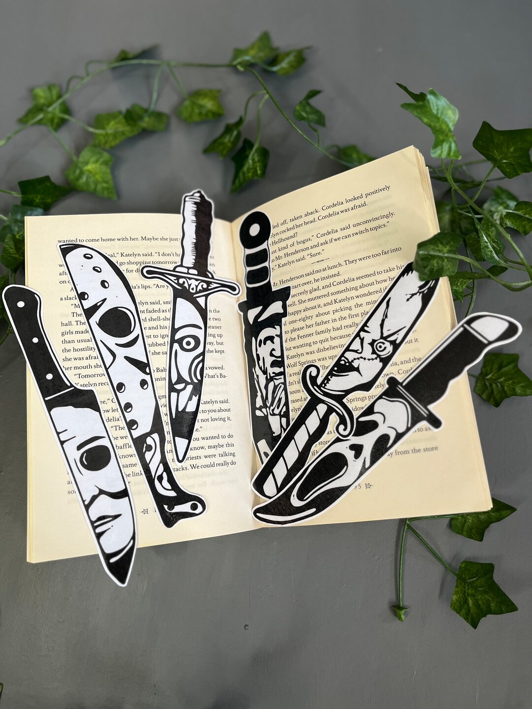 Horror Knife Inspired Bookmarks - Etsy