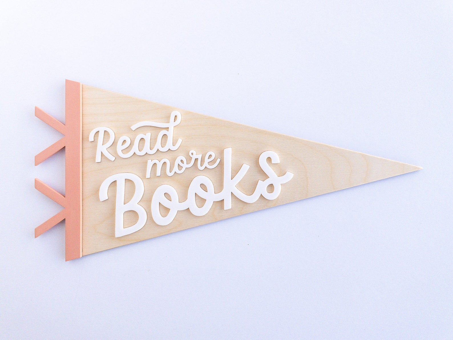 Read More Books Wood Pennant Flag Banner Nursery Decor - Etsy