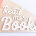 Read More Books Wood Pennant Flag Banner Nursery Decor - Etsy