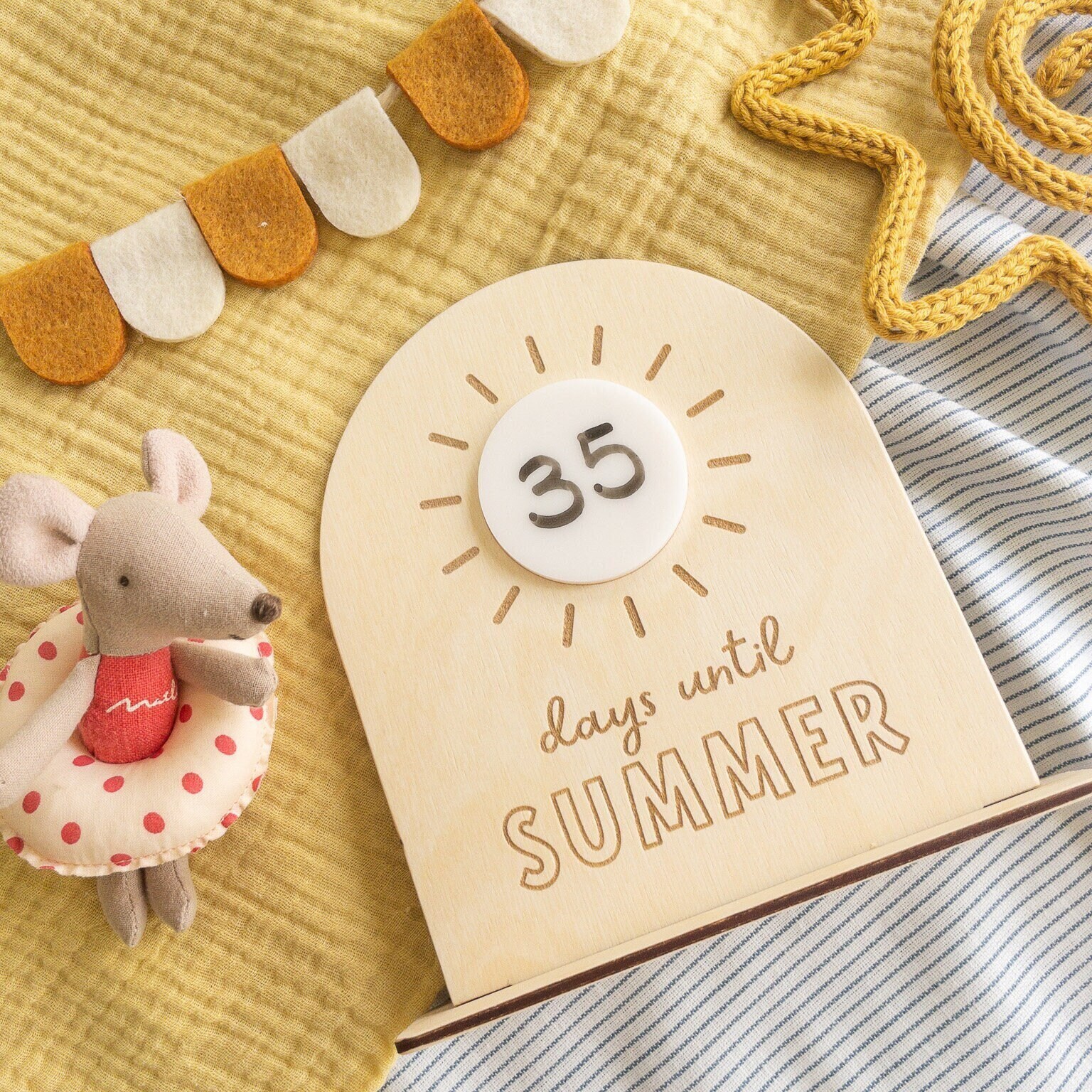 Summer Countdown Calendar Dry Erase Teacher Desk Countdown - Etsy