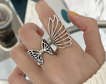 Butterfly Wing Ring - Etsy