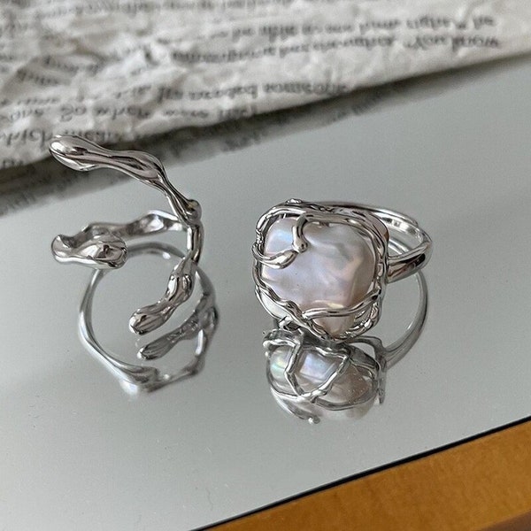 Freeform Ring - Etsy