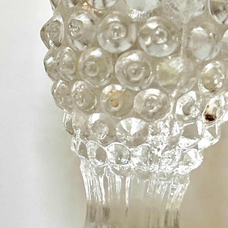 Hobnail Glass Cruet by Model Flint Glass Company - Etsy