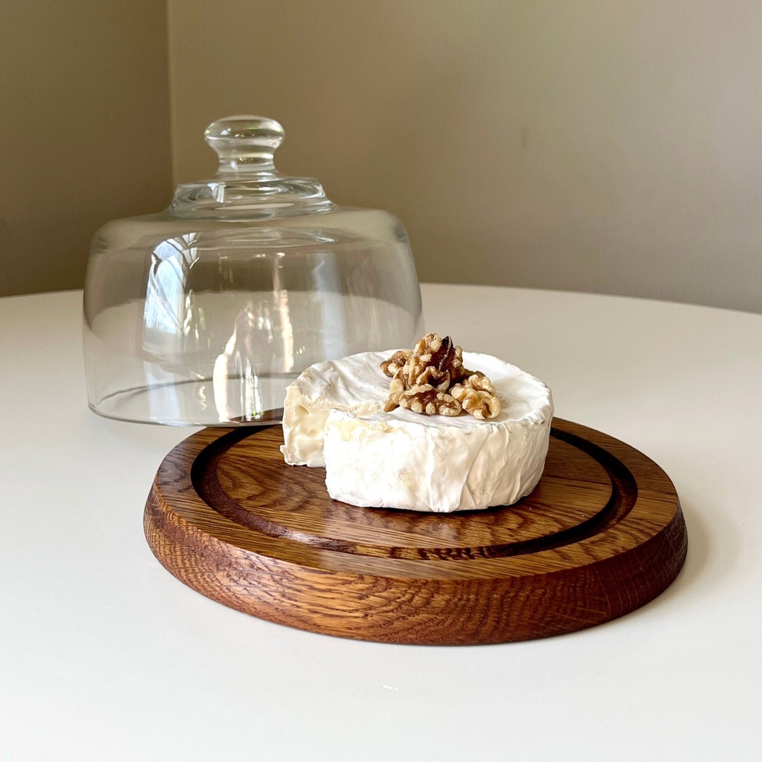 Cheese Dome With a Solid Wood Tray Base - Etsy