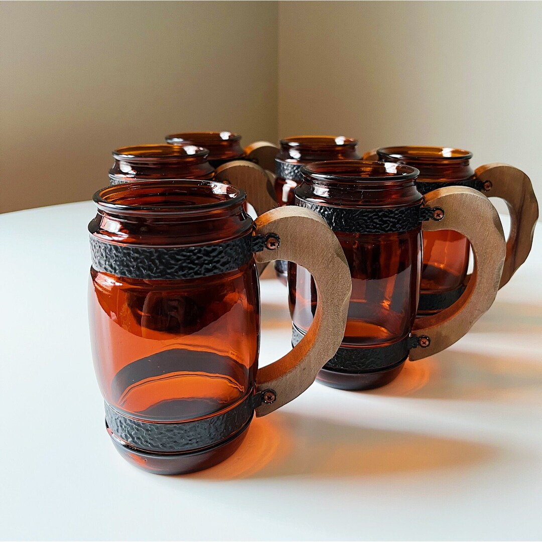 Siesta Ware Amber Glass Mugs - Etsy