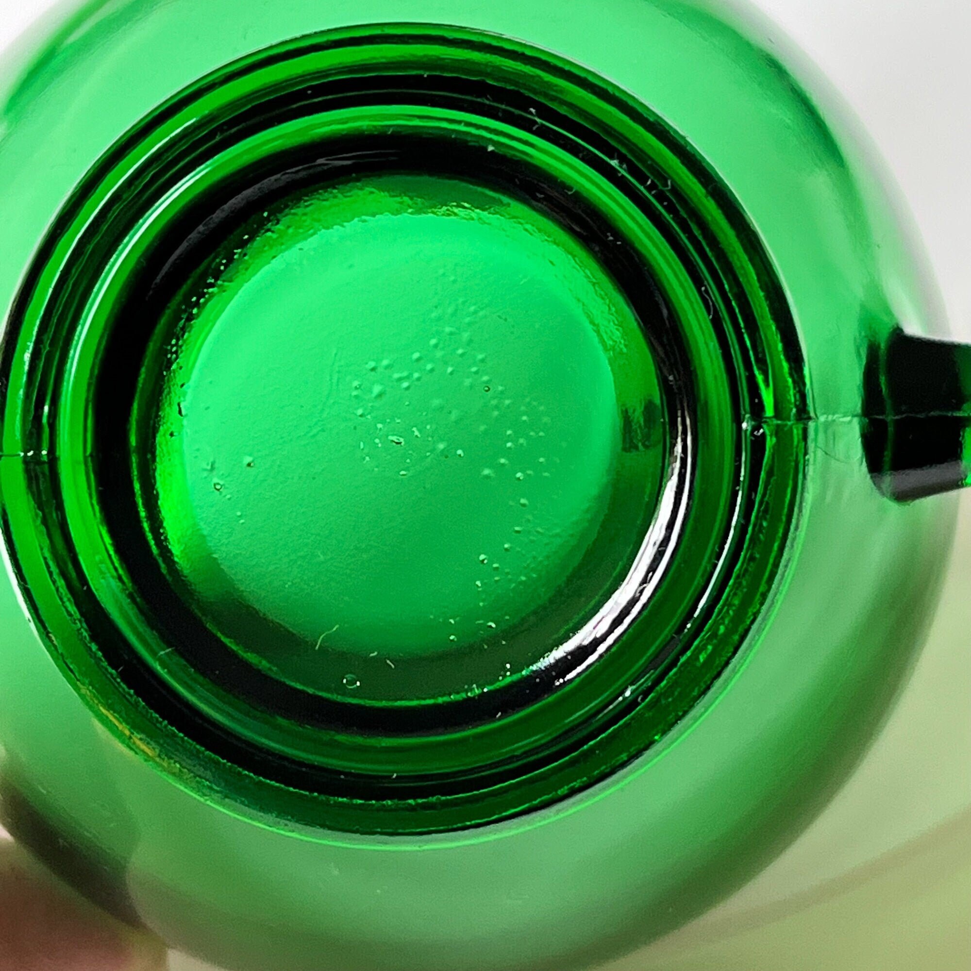 Emerald Green Glass Tea Cups Etsy