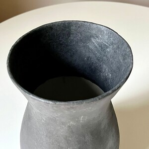Faux Stone Bulbous Flared Vase - Etsy