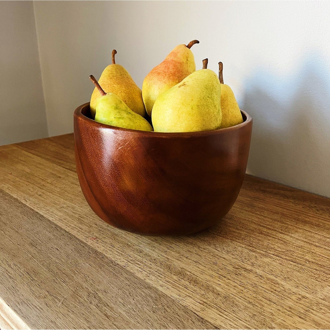 Hawaiian Monkey Pod Wood Bowl by Blair - Etsy