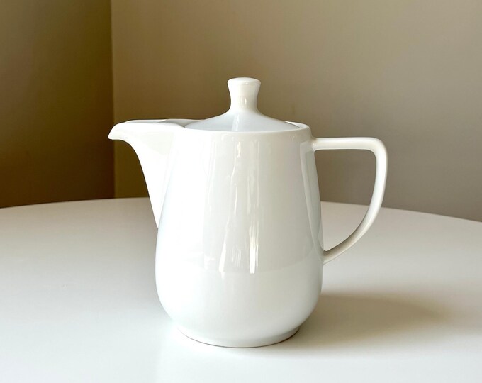 Vintage White Porcelain Coffee Pitcher by Melitta Germany - Etsy