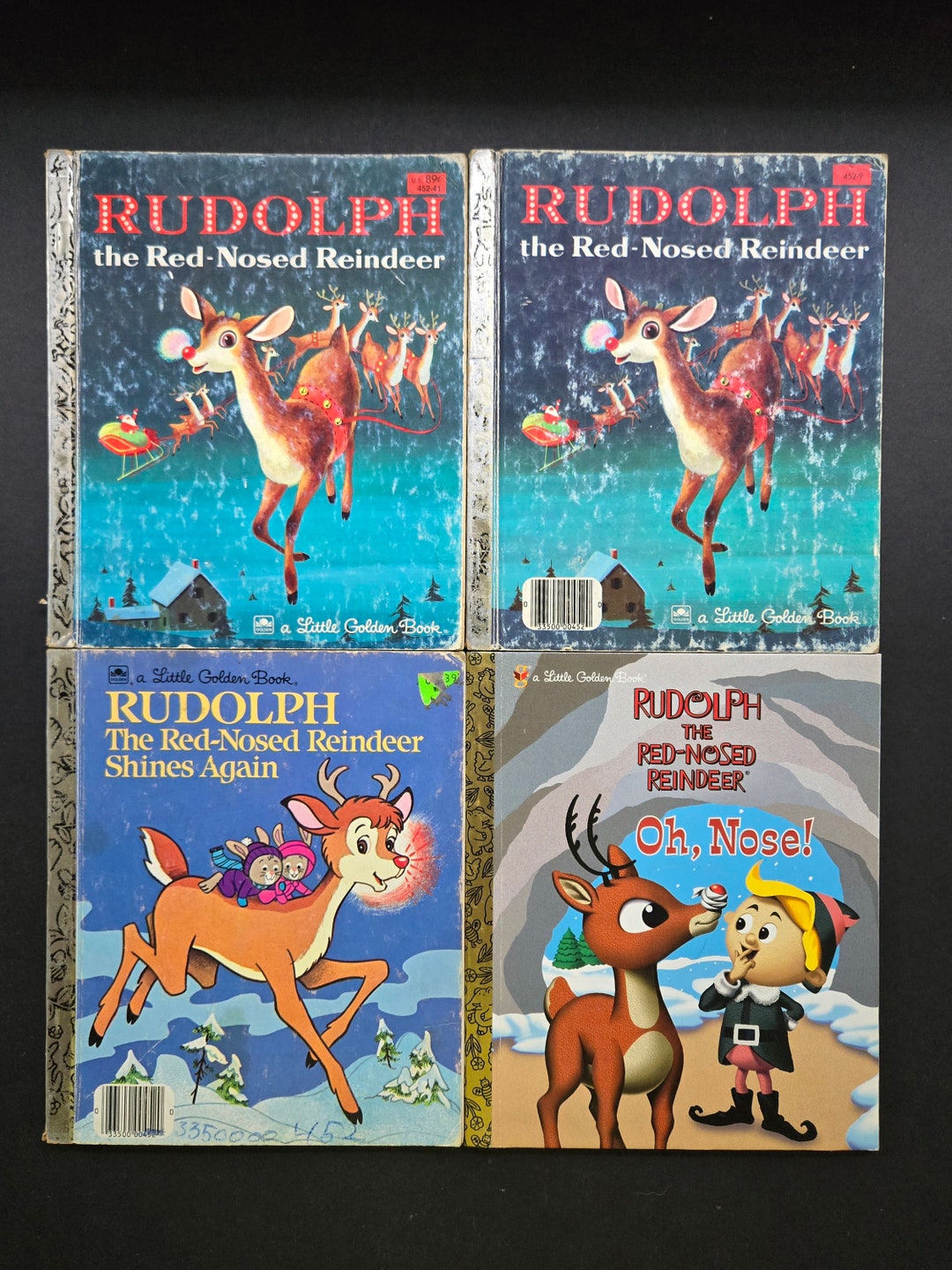 Little Golden Books - Rudolph the Red Nosed Reindeer - Etsy