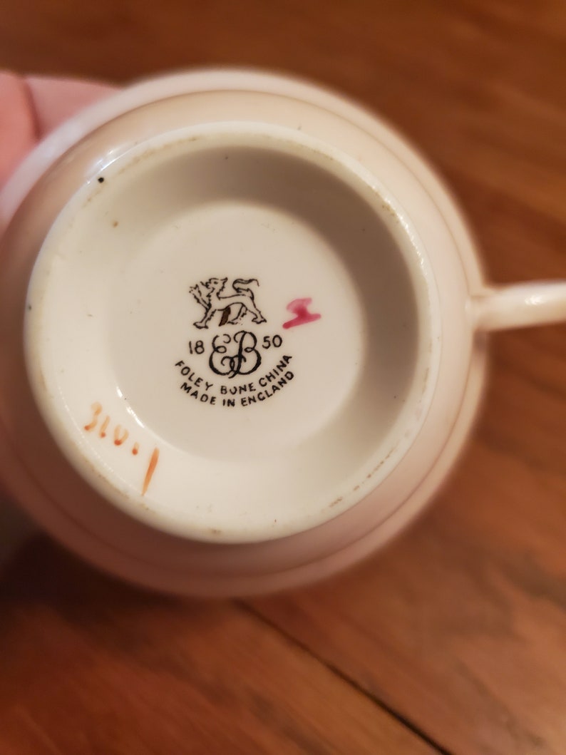 Vintage 1850 EB Foley Bone China Teacup Made in England - Etsy