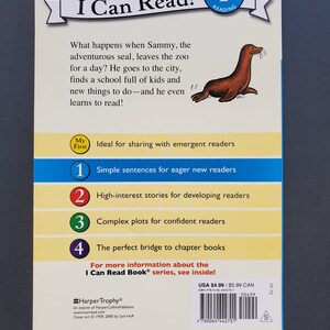 Sammy the Seal by Syd Hoff - 2000 Softcover Scholastic Edition - Etsy