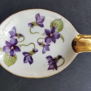 Vintage Mid-century Lefton Violets Personal Ashtray - Etsy