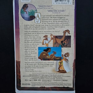 The Prince of Egypt - 1999 VHS Tape - Etsy