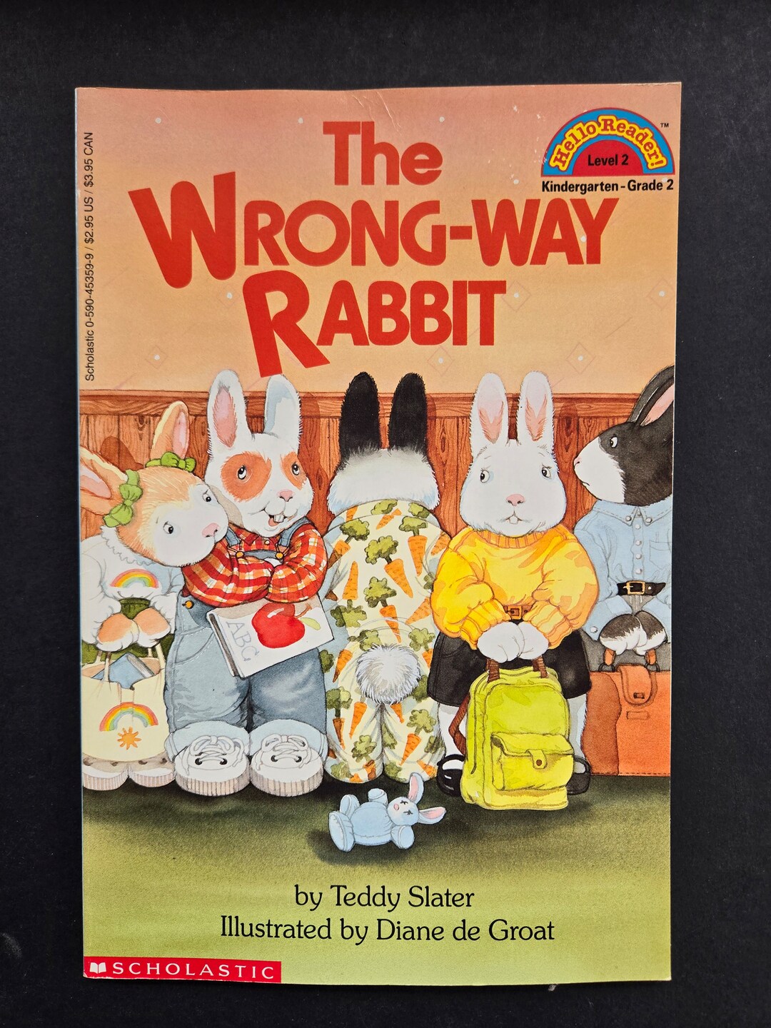 The Wrong-way Rabbit by Teddy Slater - 1993 Softcover Kindergarten ...