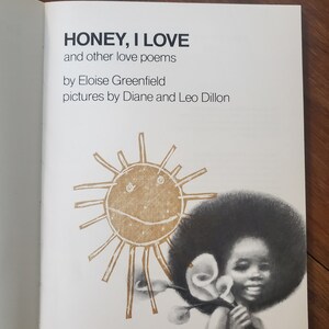 Honey, I Love by Eloise Greenfield - 1978 25th Anniversary Edition - Etsy