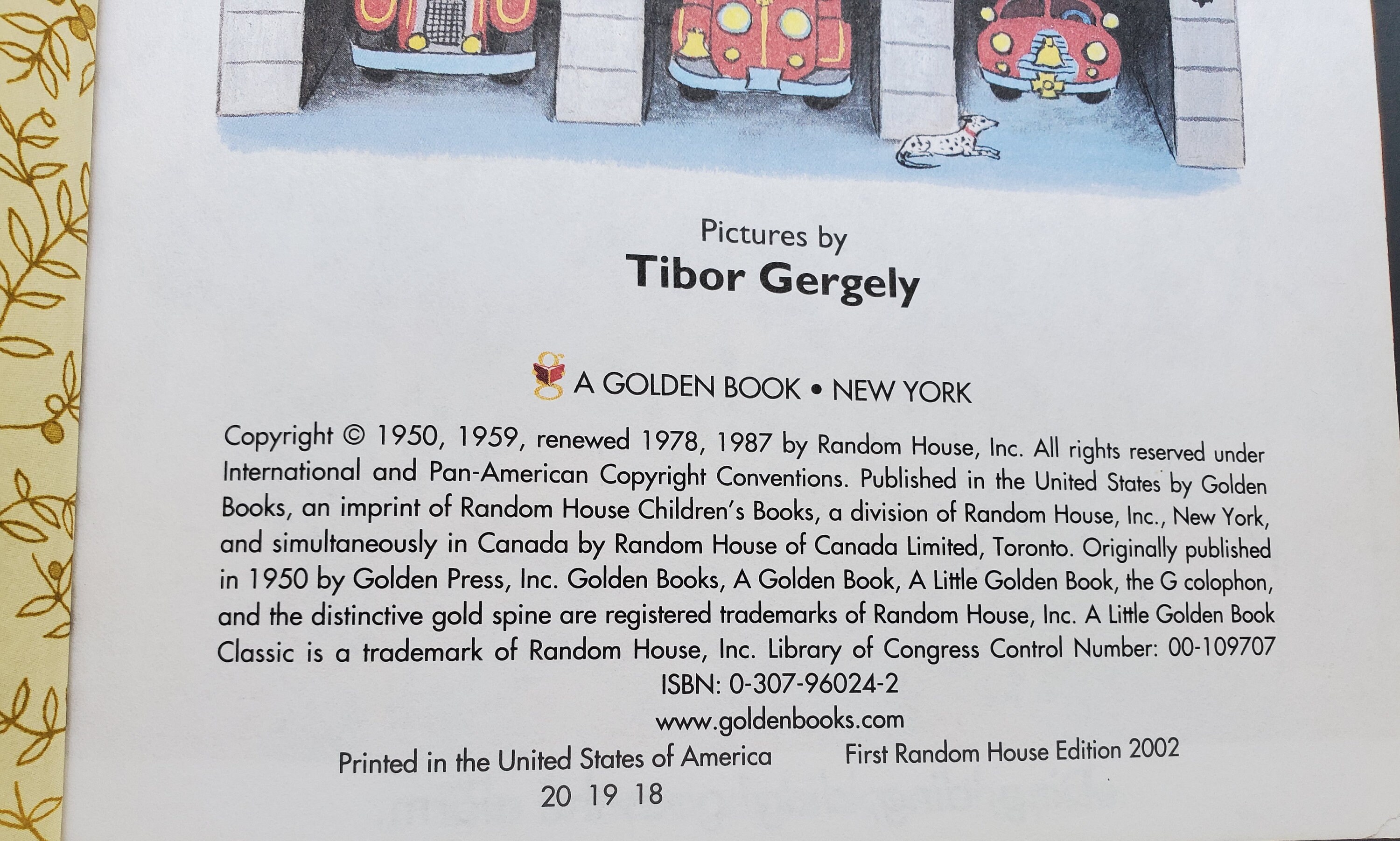 Vintage Little Golden Book Classic the Fire Engine Book - Etsy