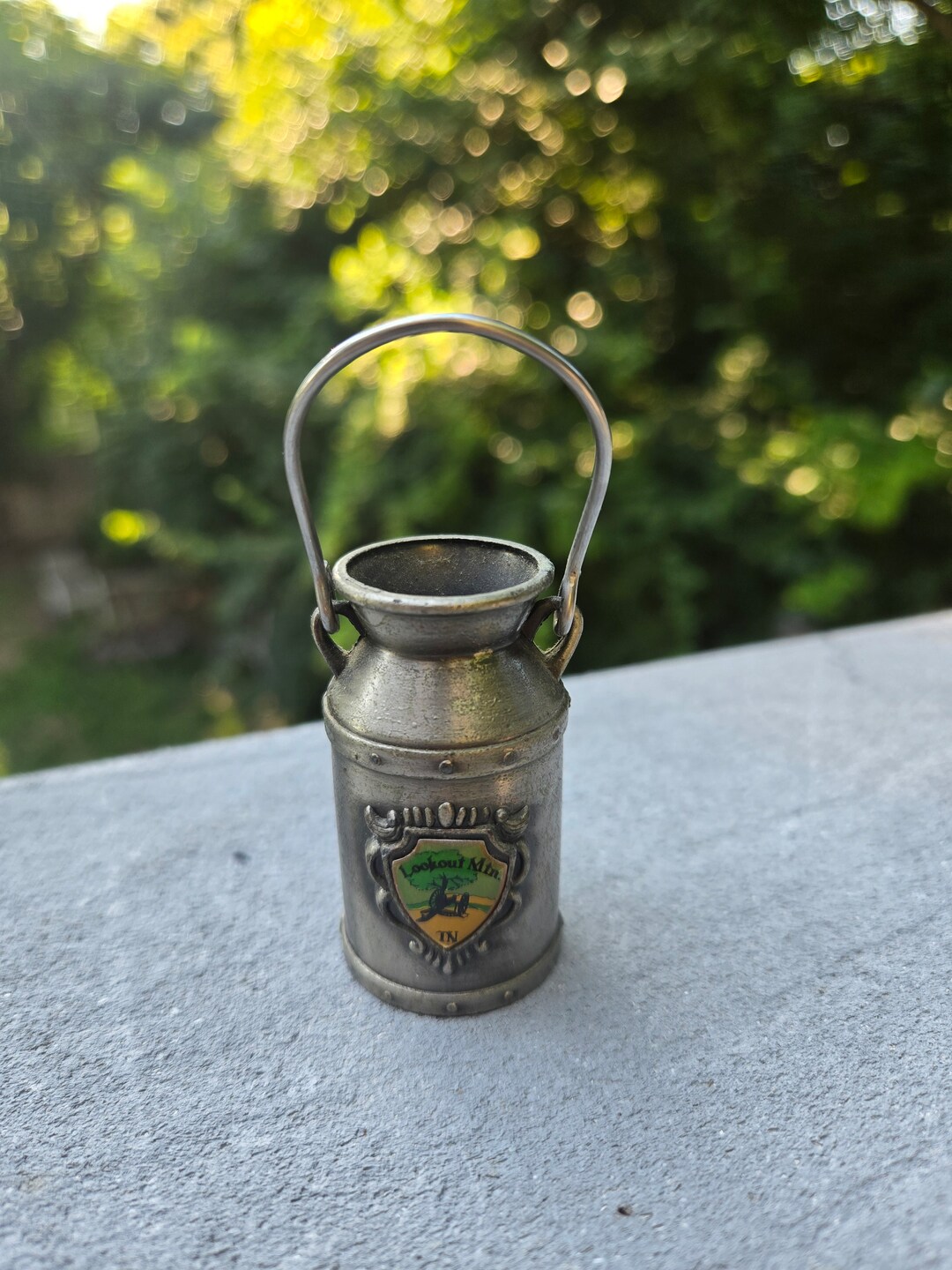 Vintage Pewter Souvenir Toothpick Holder From Lookout Mountain ...