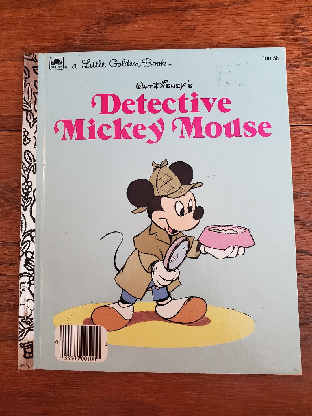 1985 Walt Disney's Detective Mickey Mouse A Little Golden Book - Etsy