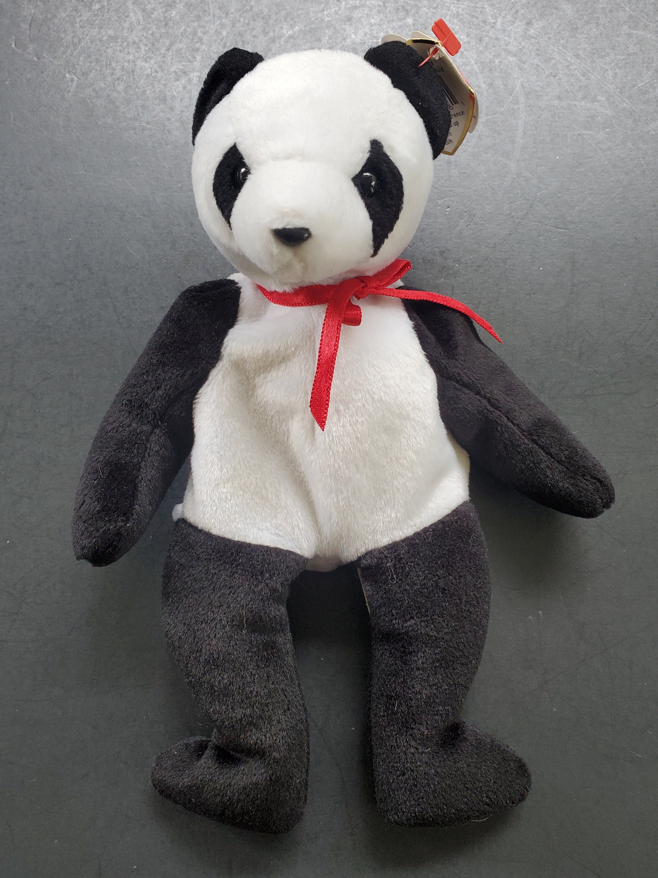Vintage TY Fortune Panda Beanie Baby 1997 - Etsy