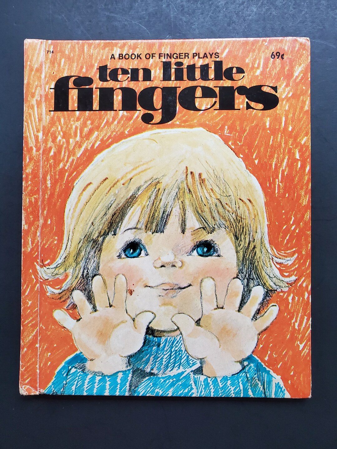 Ten Little Fingers: A Book of Finger Plays - 1974 Wonder Book - Etsy