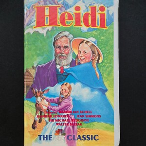 Heidi, the NBC Classic 1992 VHS Tape - Goodtimes Home Video Platinum ...