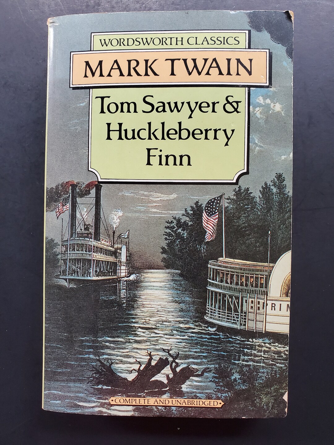 Tom Sawyer and Huckleberry Finn by Mark Twain - 1992 Wordsworth ...