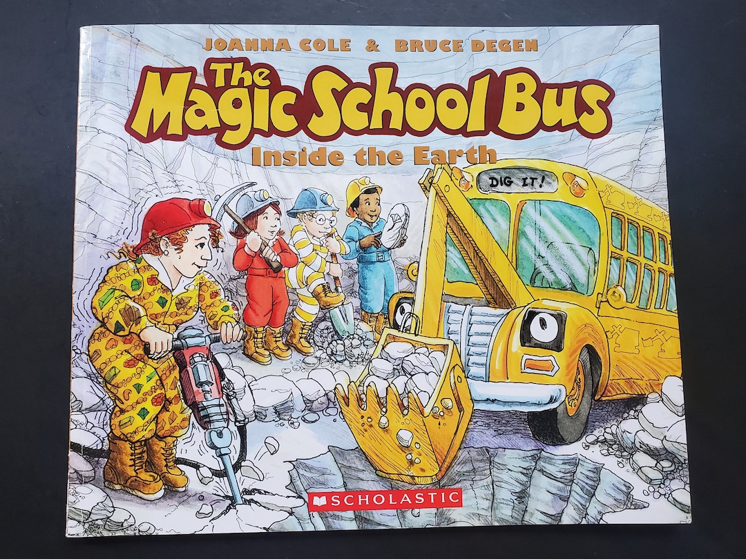 The Magic School Bus Inside the Earth - 1987 Softcover Edition - Etsy